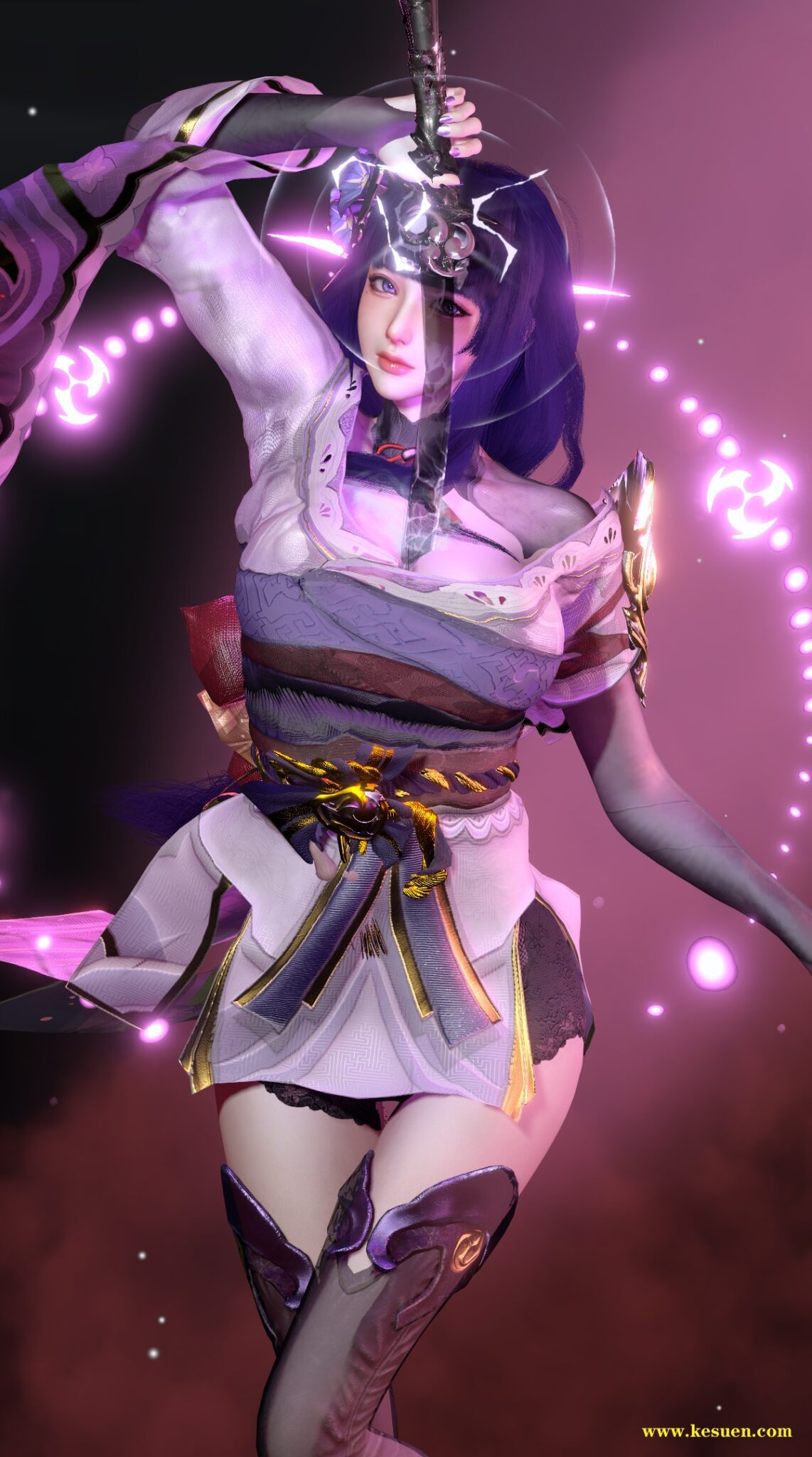 Dnaddr.雷电将军Lei_HD【服饰已补】-VAM®克苏恩资源社区